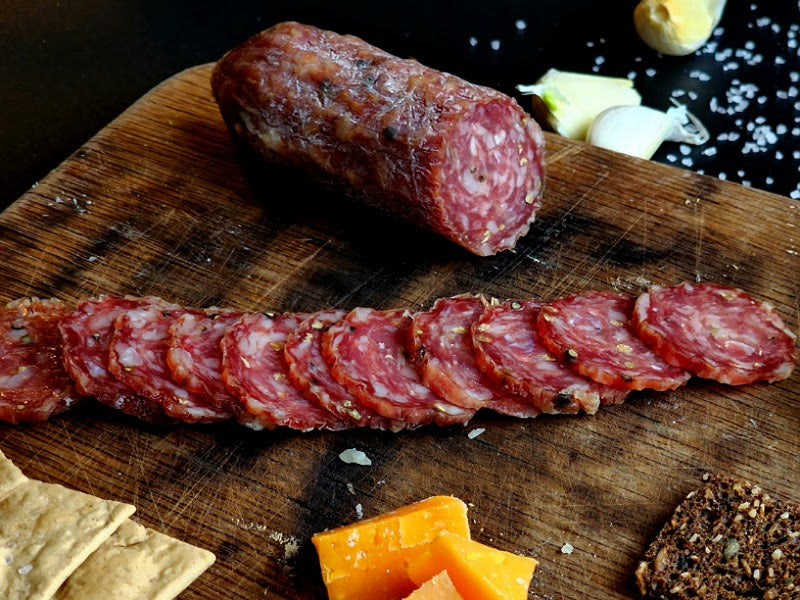 Saucisson Sec Pork Salami - Handcrafted using Pasture Raised Pork ...