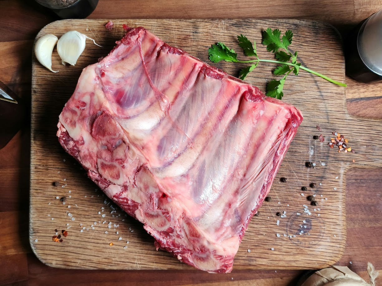 Beef Back Ribs - 100% Grass Fed and Finished Beef – Sparrow Hill Farm