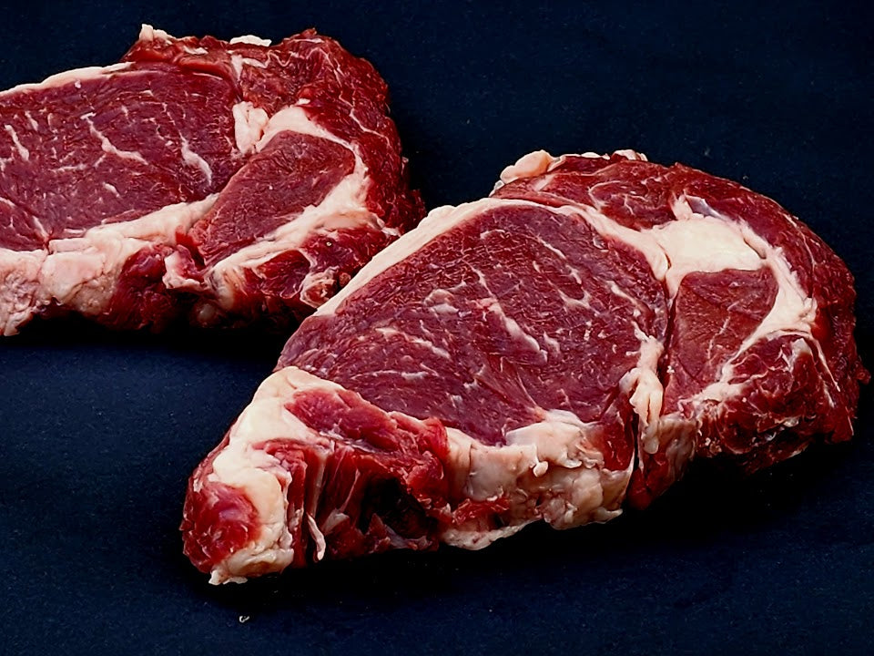 Medium Ribeye Steaks - Grass Fed and Finished Beef Steaks – Sparrow ...